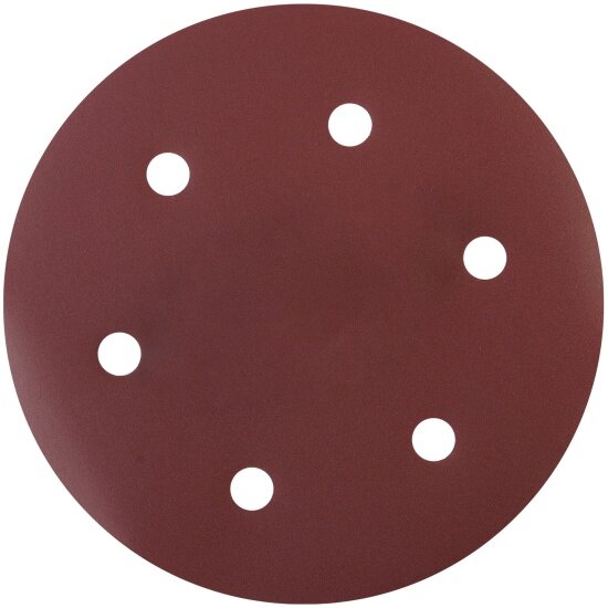 Круг шлифовальный Patriot на липучке, 225мм, 6 отверстий, Р400, 10 шт