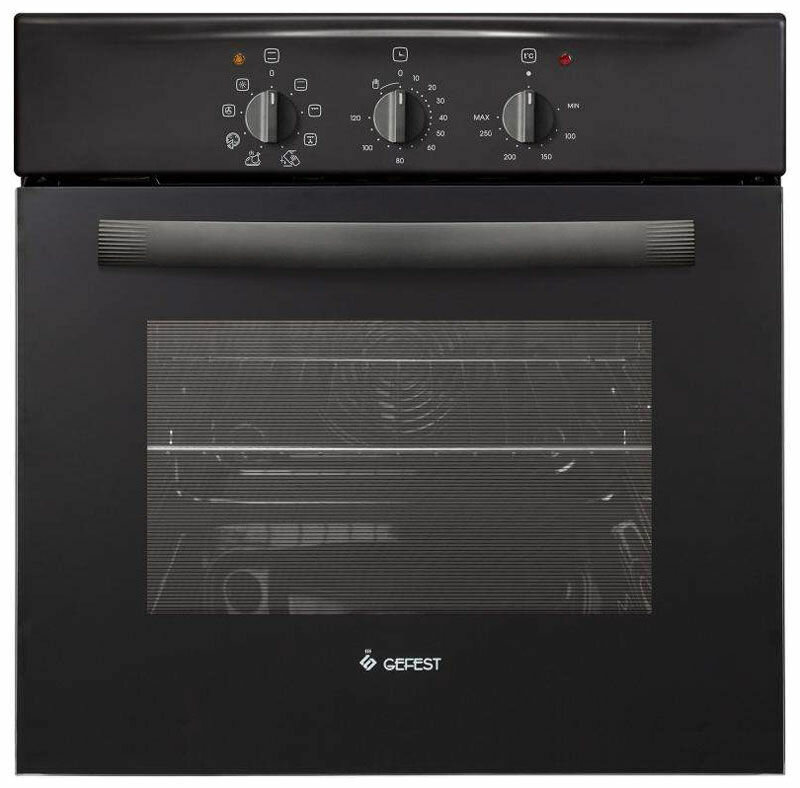 Духовой шкаф GEFEST ЭДВ ДА 602-01А черный, конвекция, вертел