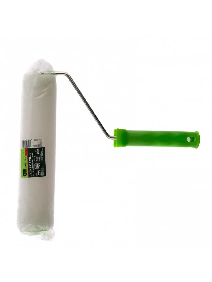 Валик Искусственный мех с ручкой, 250 мм, во, СИБРТЕХ, 80114