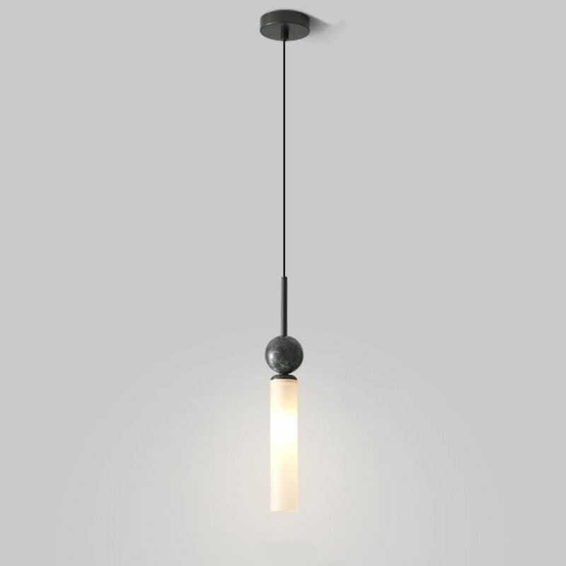 Мраморная акриловая люстра современного стиля