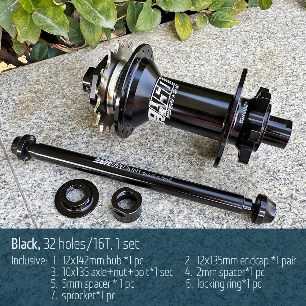 Koozer 450 Dirt Jump Ступица BMX Black 32H 16T