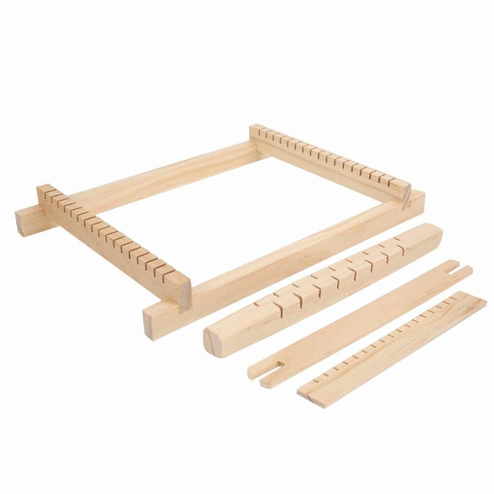 DIY мини-традиционный деревянный ткацкий станок ручной работы ткацкий станок детская развивающая игрушка
