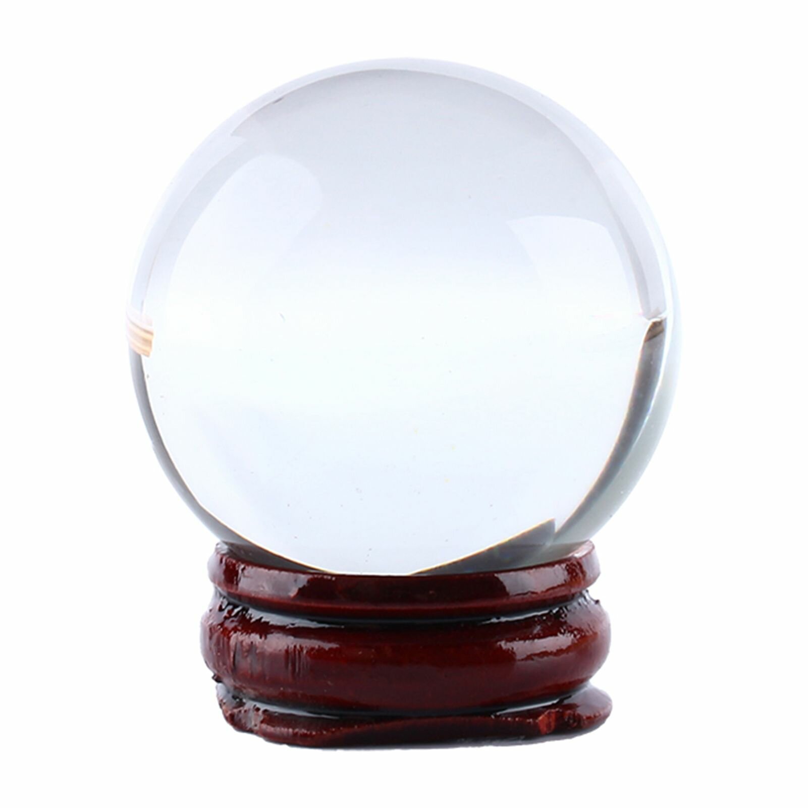 40 -мм чистый кварцевый хрустальный шар, азиатская редкая естественная магическая сфера, балансировка Рейки Чакра, успокаивающий энергетический мяч, инструмент духовного исцеления