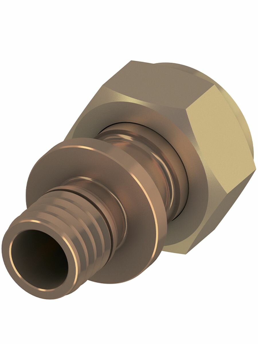 Соединение TECEflex прямое 20х3/4"В, с накидной гайкой, бронза, 717603