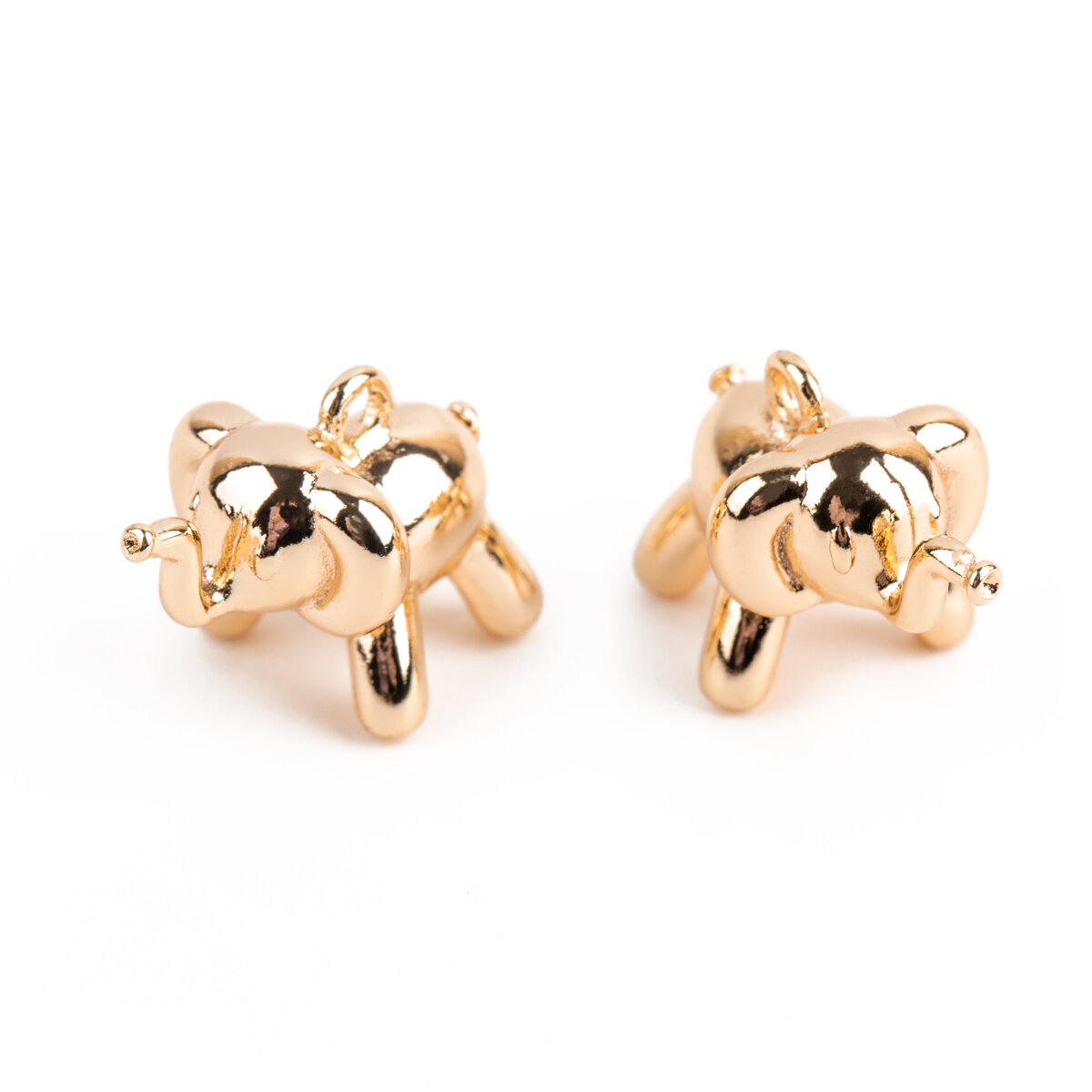 Zlatka Подвеска FMK-P08-AD68 слон 10x16 мм, 2 шт, позолота 02, стильный элемент украшений