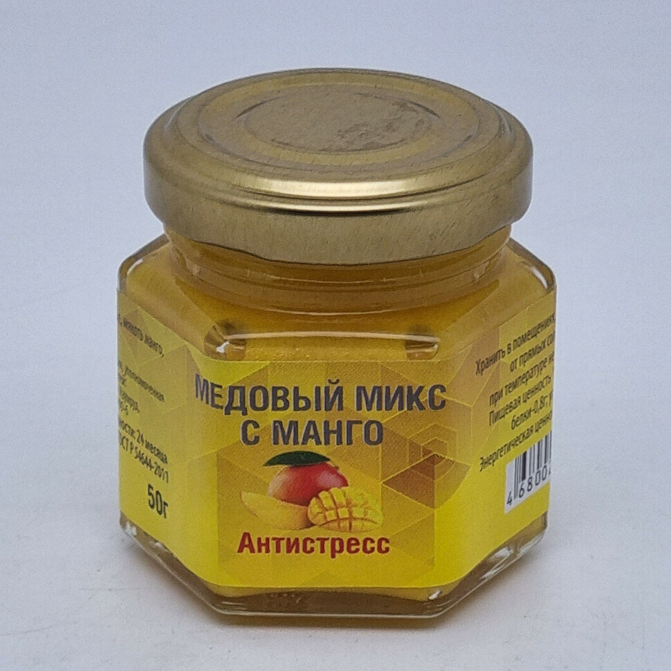 Мед микс манго "Антистресс" 50гр