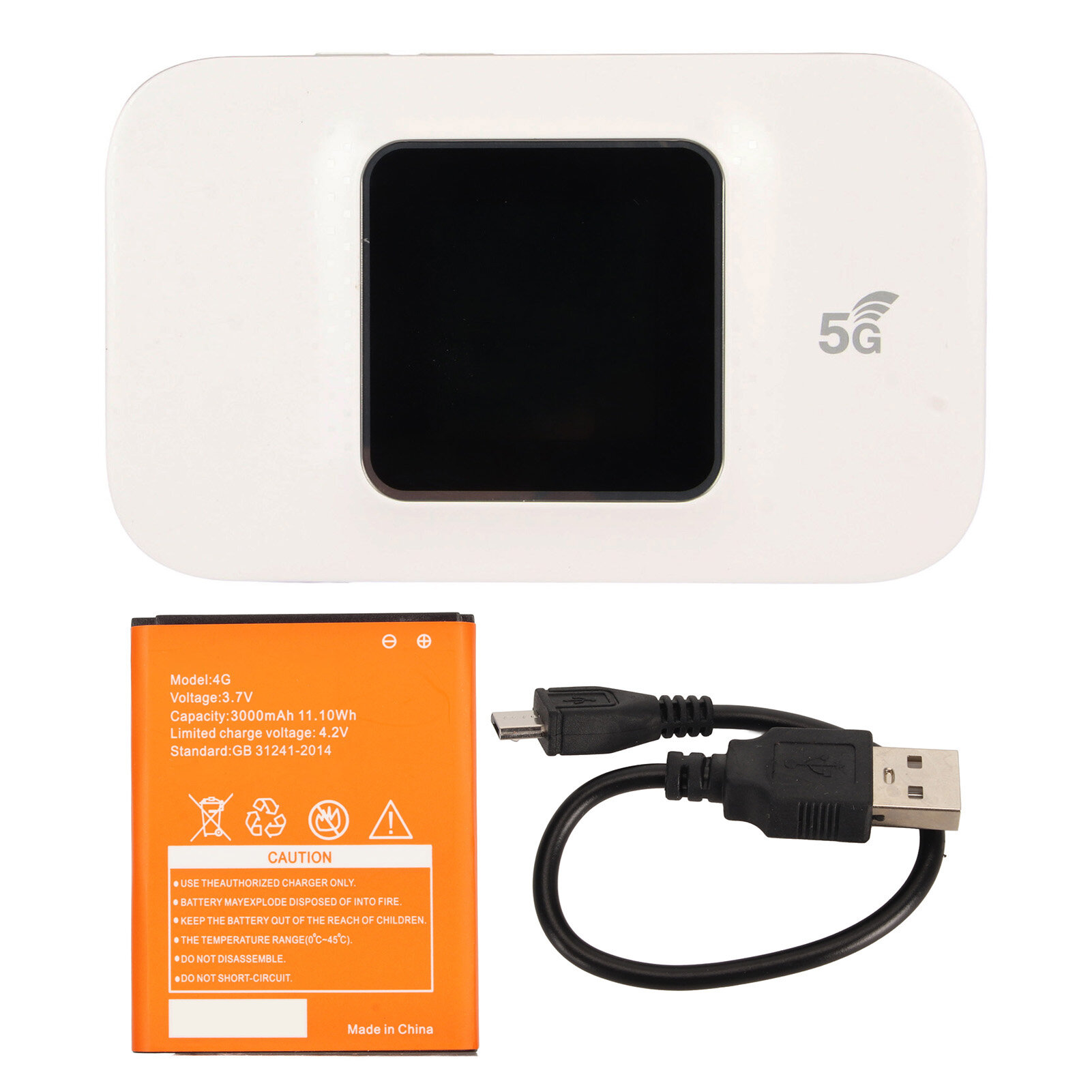 4G мобильный Wi-Fi хотспот с поддержкой подключения 10 устройств, миниатюрный портативный LTE-роутер со слотом для SIM-карты, совместимый с Windows и Linux.