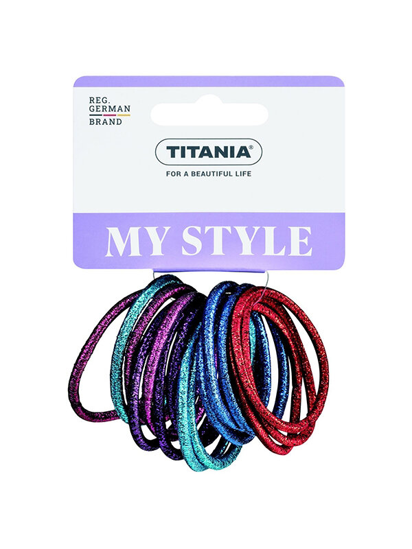 Резинки тонкие цветные микс d 4 см 15 шт