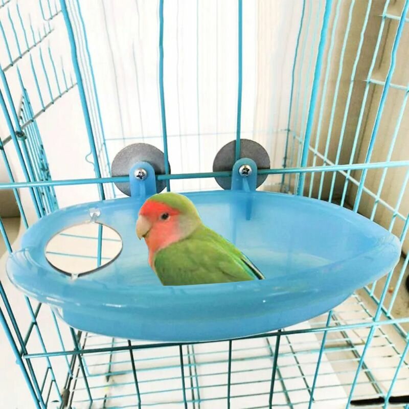 Купалка для попугаев, Big Jungle, ванна для птиц, ванночка для попугаев с зеркалом