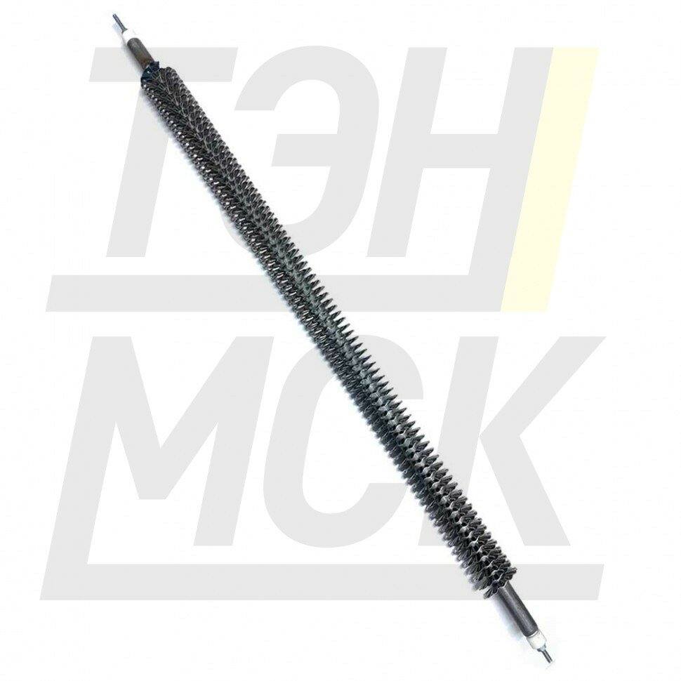 ТЭН 1500W, черн, L600мм, оребренный, подвижный воздух, тэнр 60А 13/1,5о 220 ф1, 06.151