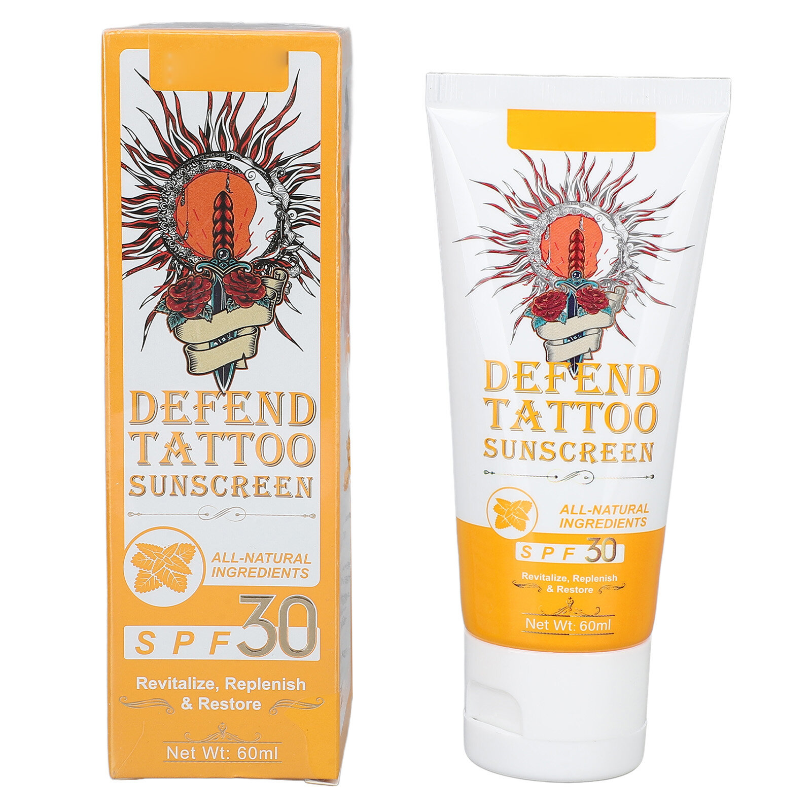 Защита татуировки солнцезащитный крем SPF30 Защита Fade