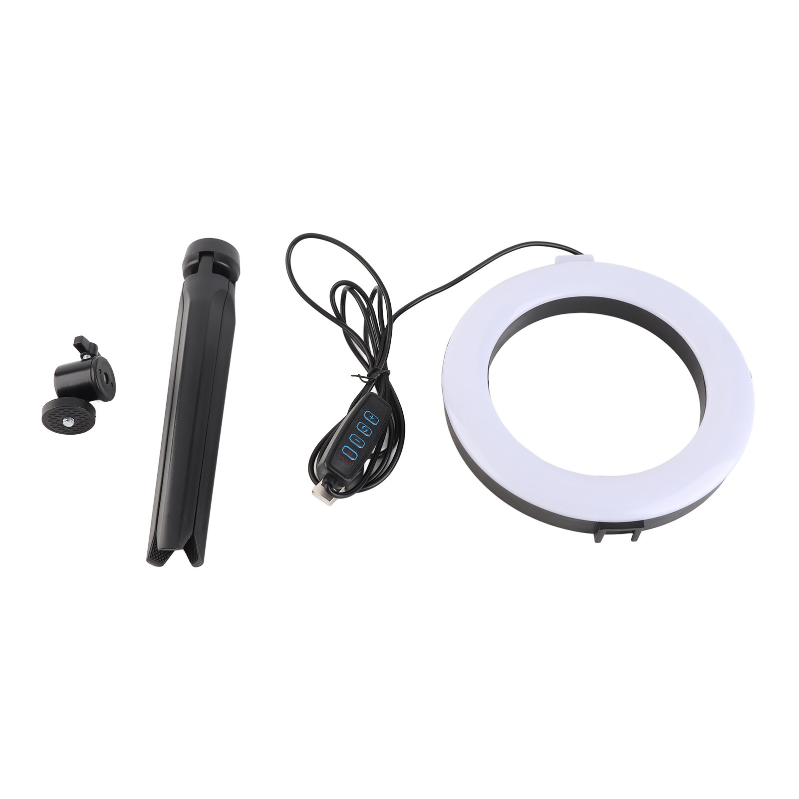 160 мм светодиодная кольцевая лампа заполняющий свет для фотосъемки светодиодная лампа для селфи с регулируемой яркостью для камеры телефона с настольными штативами питание от USB для прямой трансляции/макияжа