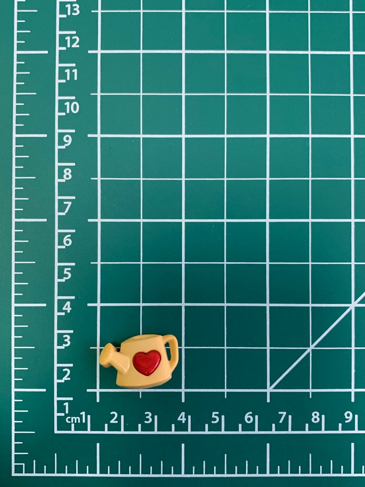 Пуговицы лейки оранжевые на ножке, 3 шт