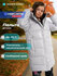 Пуховик MATRIX SPORT Sport Style Girl's Faux Down Coat, размер 164-170, серебрян...
