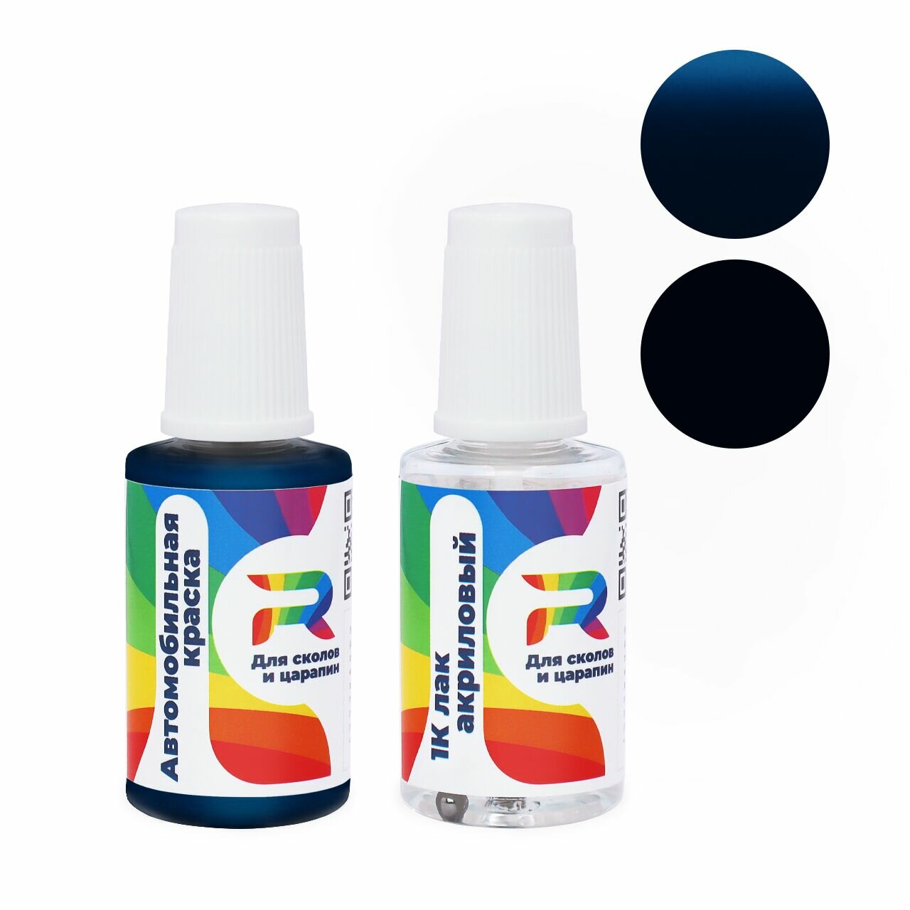Подкраска для сколов и царапин авто Kia DU3 - Yacht Blue (Базовая краска, Перламутровый двухслойный, Синий)