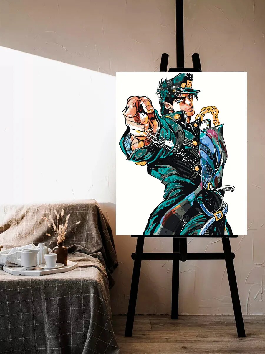 Картина по номерам Дзётаро Кудзё Jojo s Bizarre Adventure