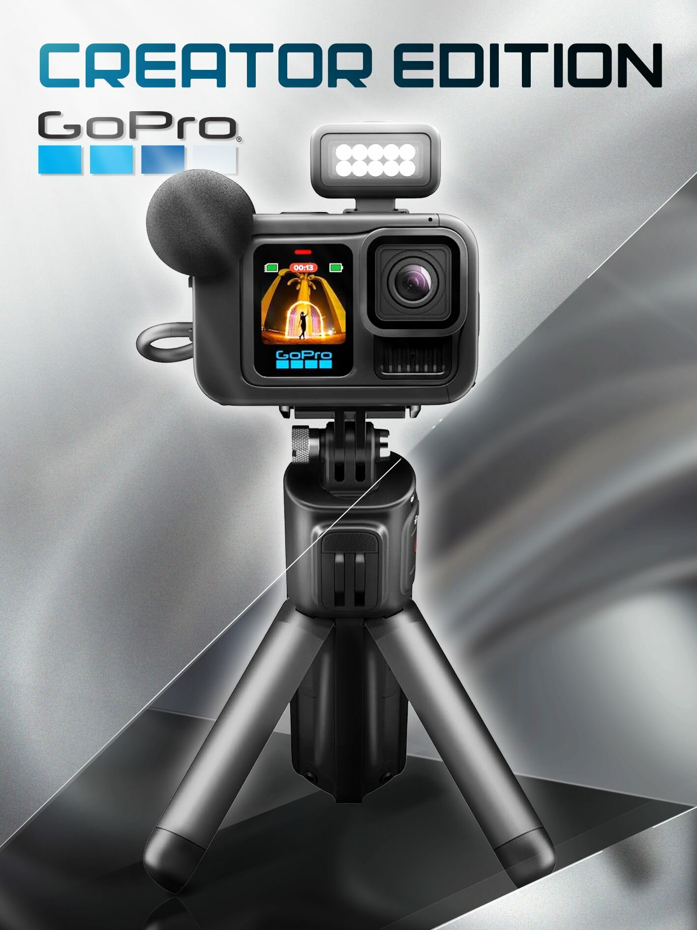 Go Pro Экшн камера 4k GoPro 13 Hero Black Creator Edition (CHDFB-131- RW)