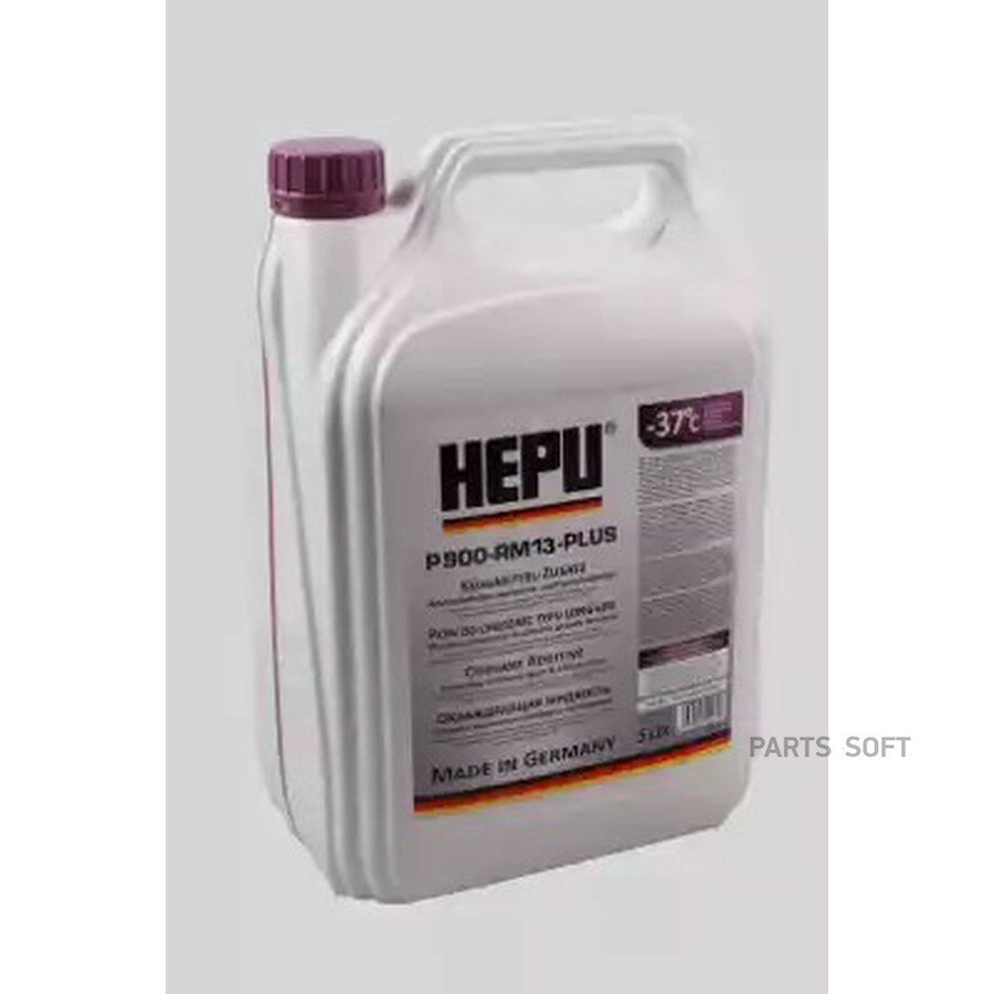 Антифриз 5л - фиолетовый, G13, Audi/VW TL 774-J (G13), Audi/Seat/Skoda от официального дистрибьютора, HEPU, артикул P900RM13005