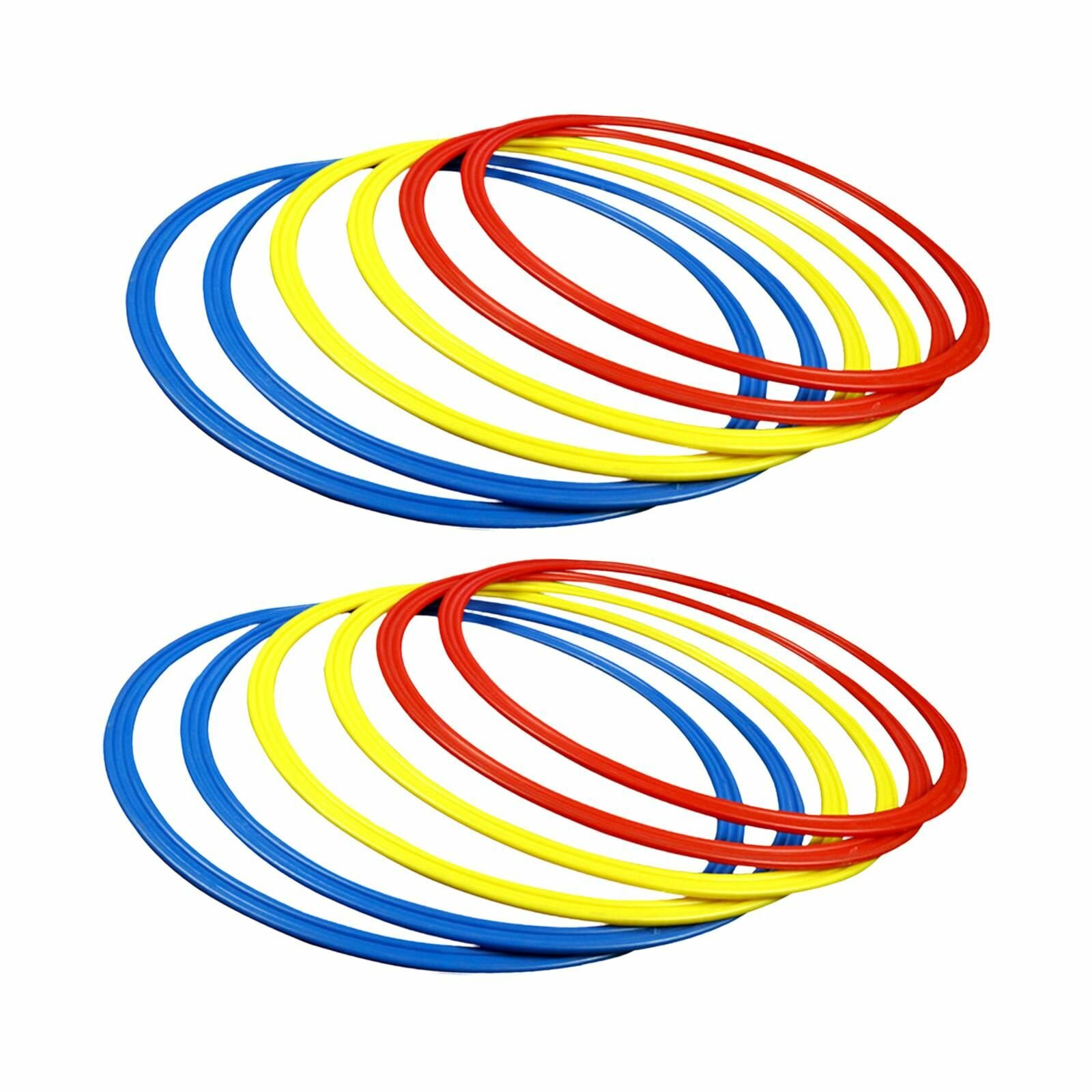 Портативные тренировочные кольца для футбольной скорости и ловкости 30см 12 шт.