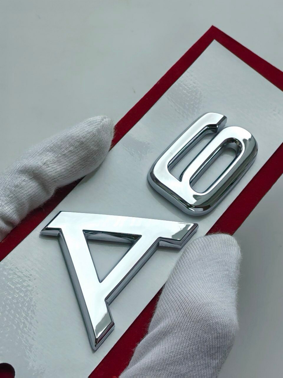 Шильдик A6 на багажник Audi, надпись A6 для Ауди (1 шт.)