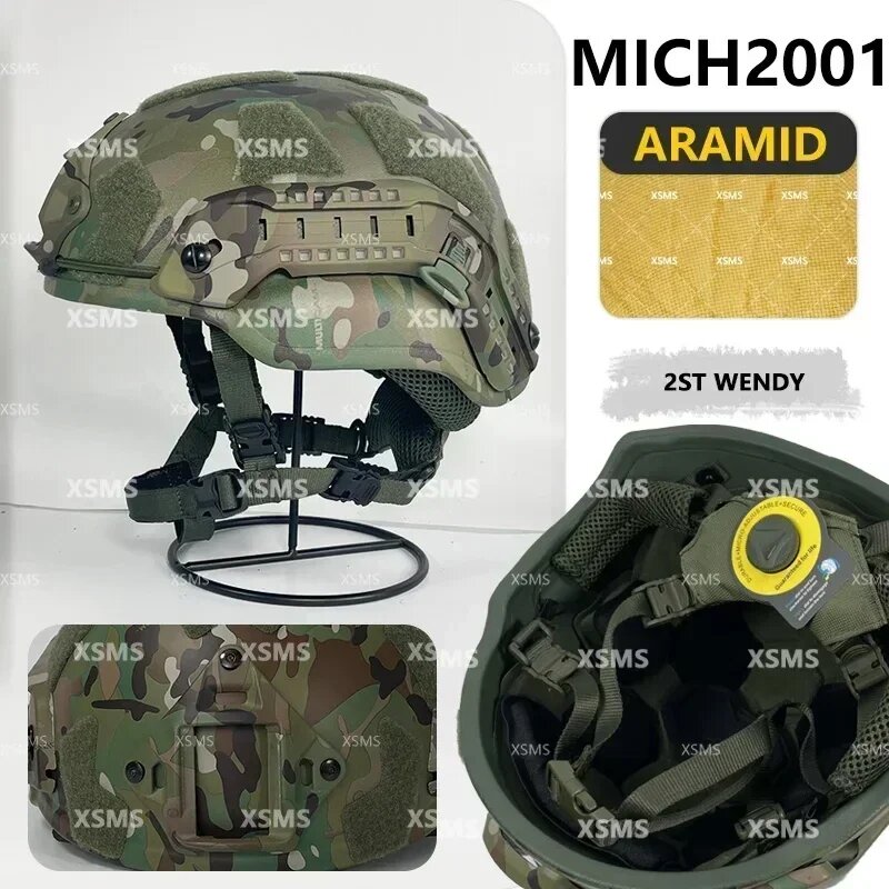 Шлем MICH 2001 Aramid MC WD, размер M