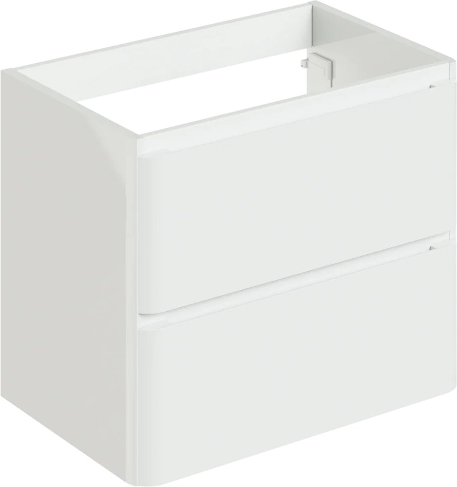 Тумба под раковину без столешницы Itana Roberto 70 подвесная, эмаль белый глянец