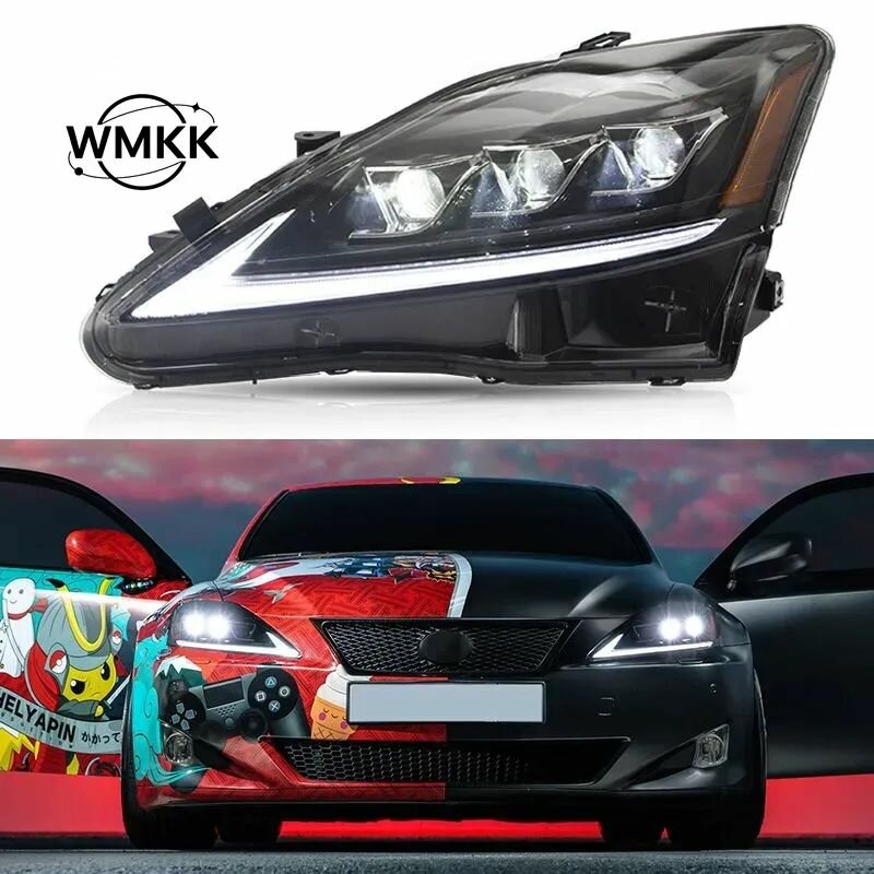 VLAND Фара автомобильная, Светодиодная, 2 шт, арт. Лексус IS250 IS300 IS350 05-10