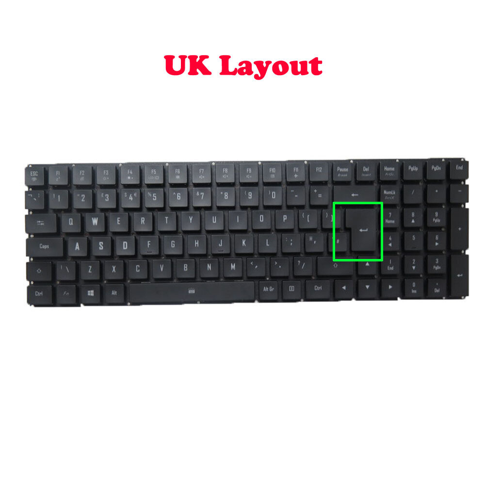 Механическая клавиатура ноутбука для Gigabyte для AORUS 17G (11-го поколения) для AORUS 17G YD KD XD Великобритания с подсветкой, черная, новая