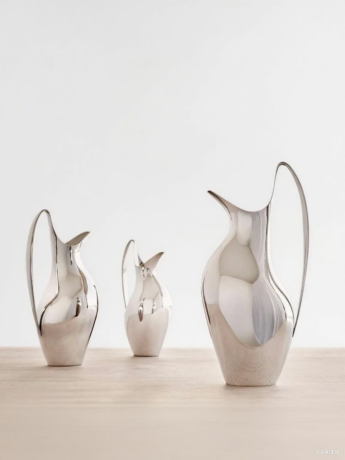 Кувшин Серебряная нержавеющая сталь