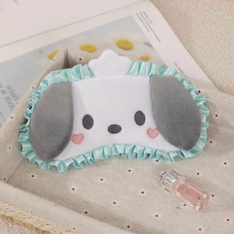 Милая мультяшная маска для сна, согревающий компресс, светонепроницаемая маска для глаз для студентов и девушек, снимает усталость глаз, мягкая и дышащая защитная маска для глаз.
