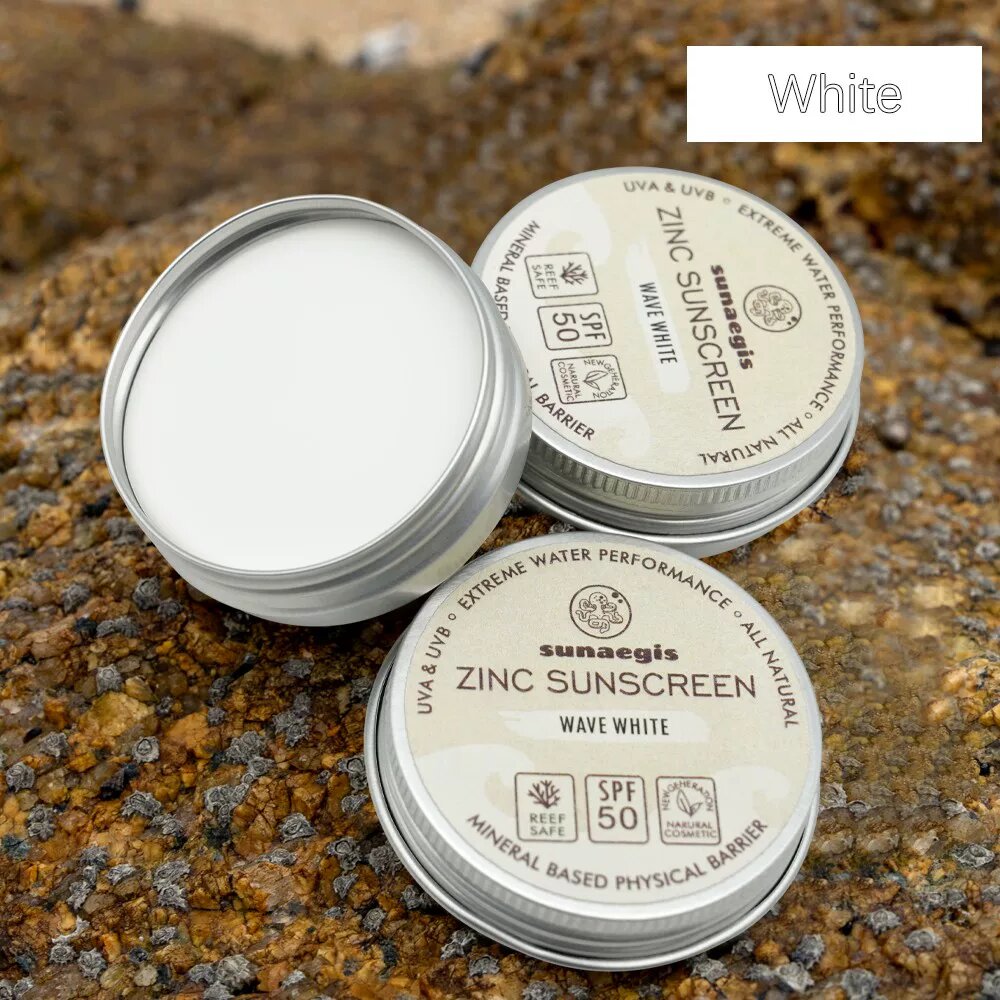 Солнцезащитный крем ZINC SPF50+ 30г, белый оттенок с сумкой