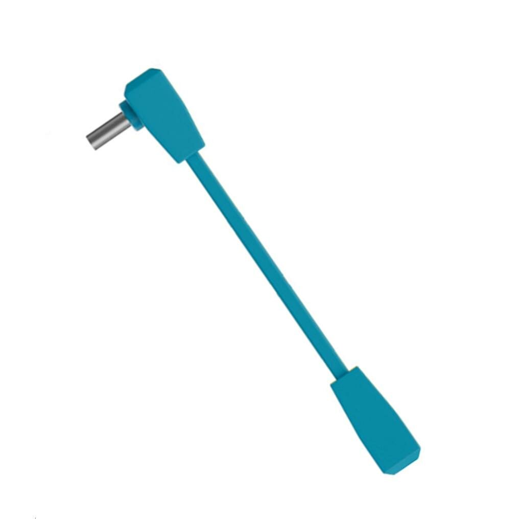 Гибкий трехмерный кабель мощностью 240 Вт от мужчины к женщине-синий