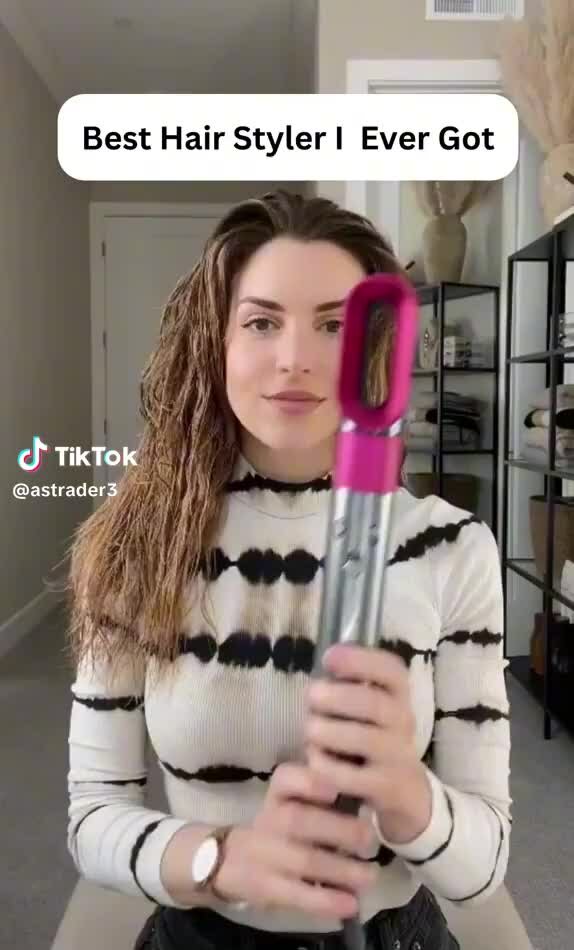 Высококачественный 5-в-1 стайлер для волос, фен-щетка, фен-щетка с отрицательными ионами, электрический стайлер для волос Air Wrap, съемные насадки-щетки, расческа для выпрямления, автоматическая завивка, щипцы для завивки Air Wrap