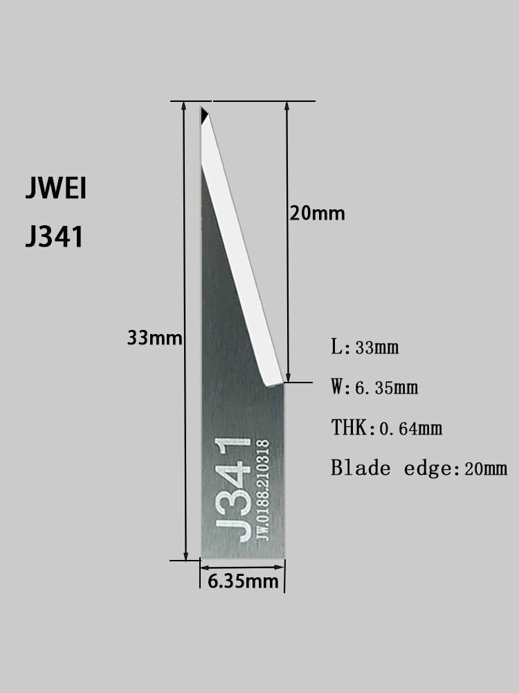 10 шт. JWEI J341 Оригинальное режущее лезвие Осциллирующий вибрационный резак