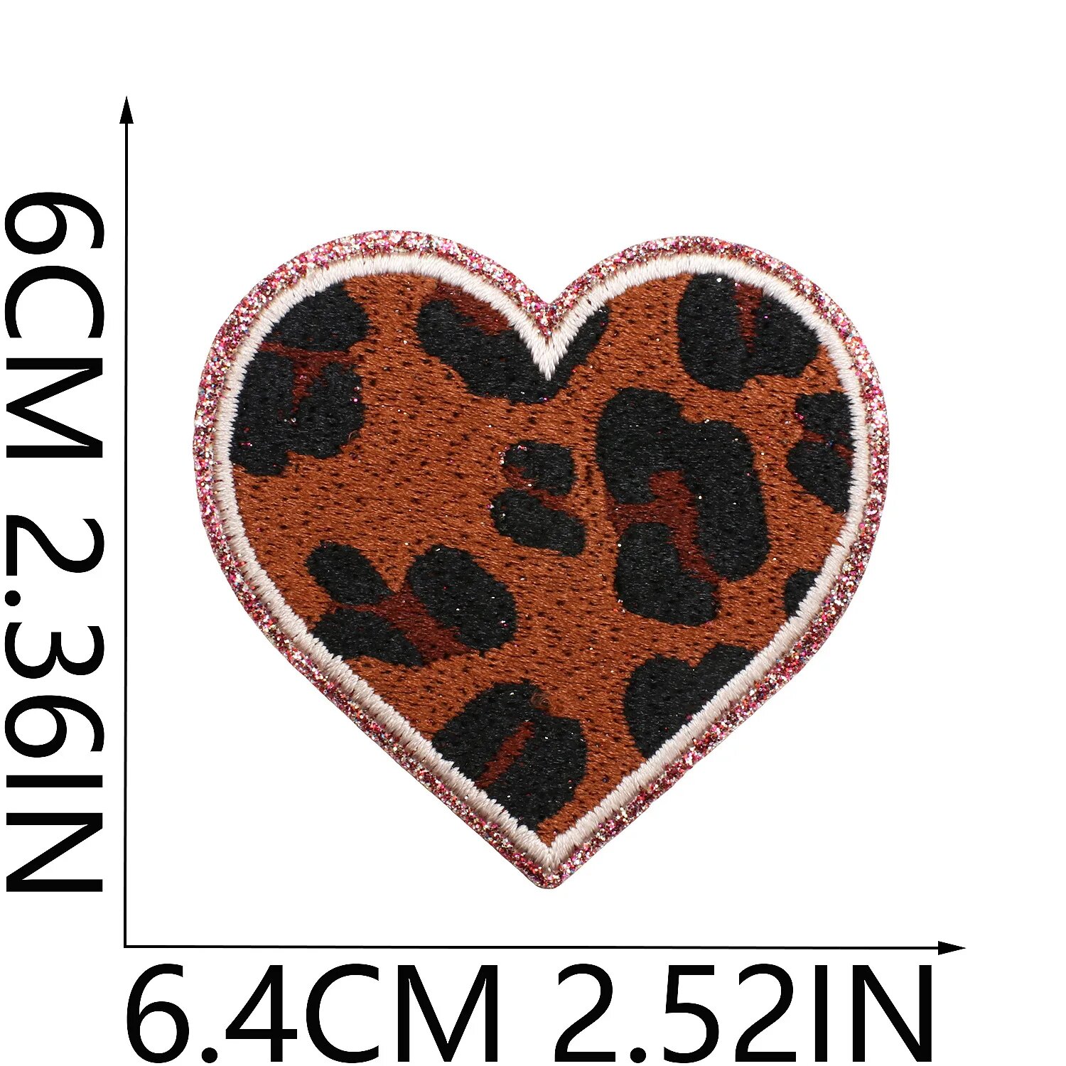 Леопардовый принт вышитые заплатки для одежды 2