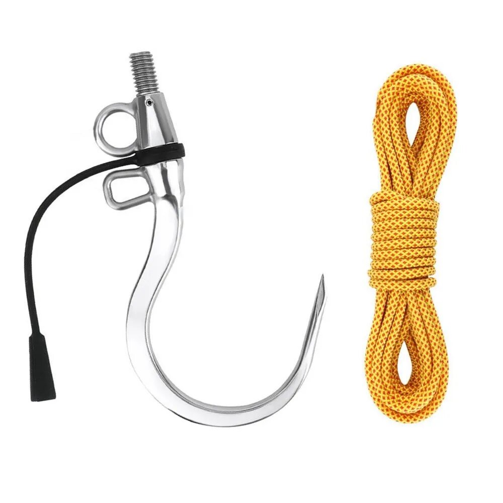 OZ-TRTE Летающий Багор Из Нержавеющей Стали, Рыболовный Посадочный Крючок С Веревкой Для Морской Рыбалки