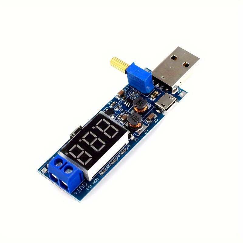USB понижающе-повышающий преобразователь напряжения DC-DC, 3.5-12В в 1.2-24В, 5В в 3.3/9/12/18/24В, 1 шт.