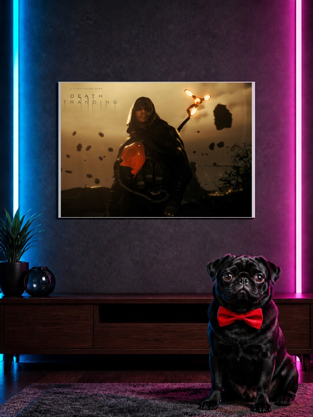 Плакат Death Stranding Мир — энергия игровой вселенной A3