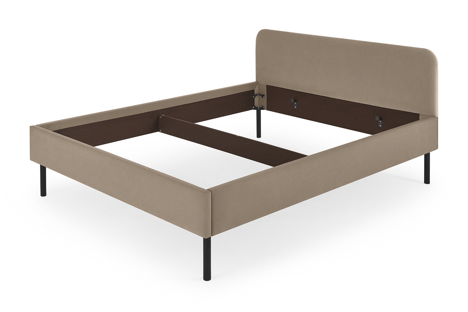 Каркас кровати Hoff Greta, 140х200 см, цвет кофейный, без основания и подъемного механизма