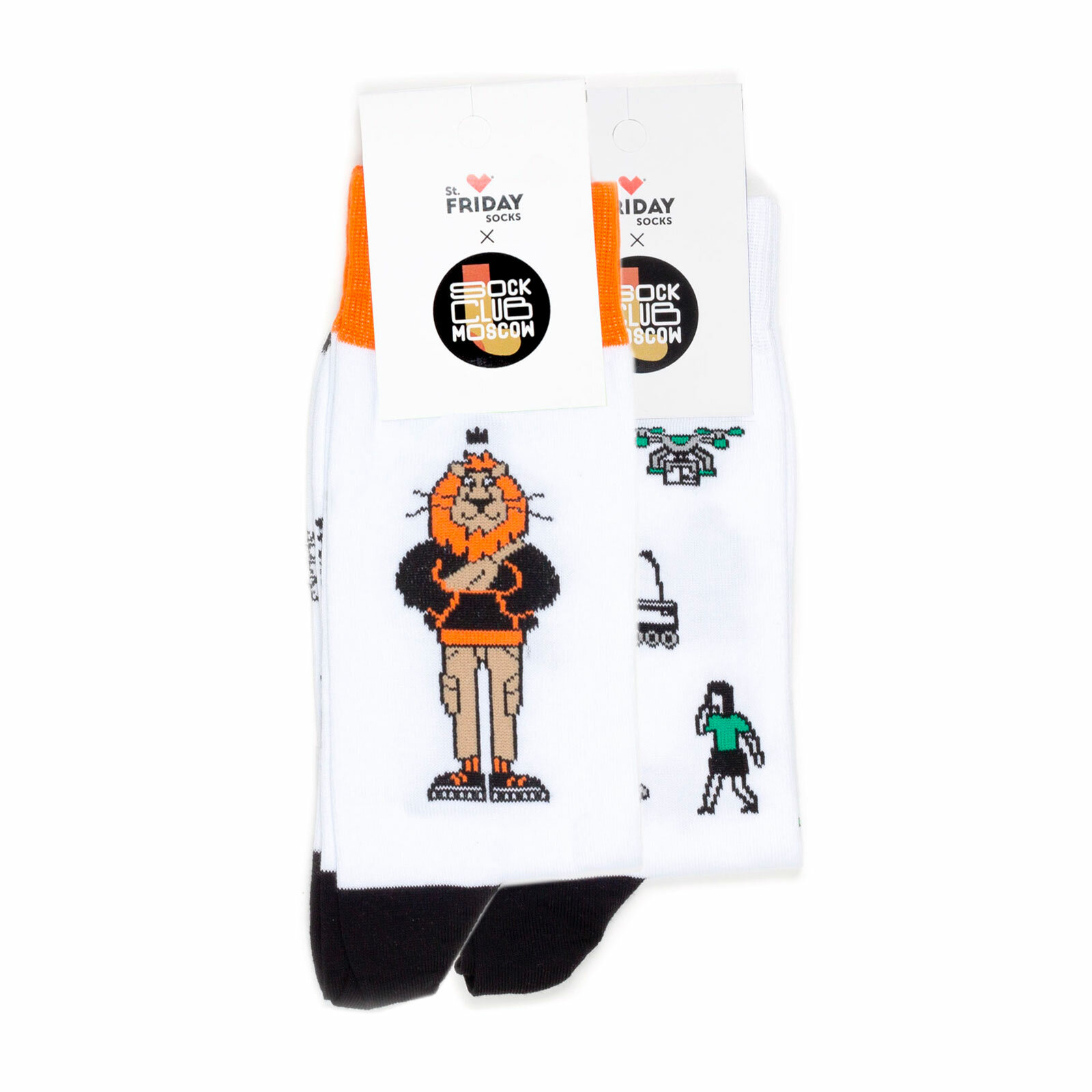 Носки Комплект носков St.Friday Socks x Sock Club Moscow, комплект