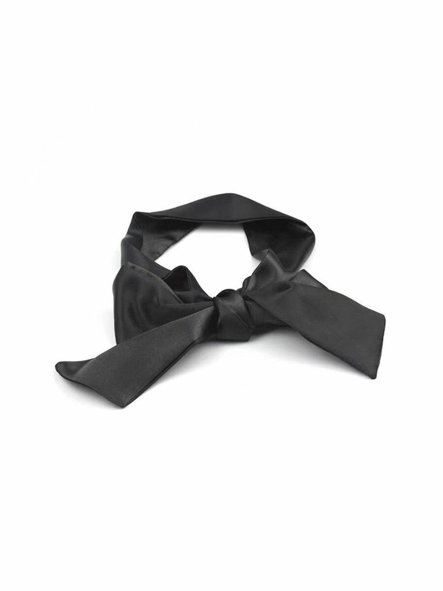 Эротическая повязка черная на глаза для интимных игр