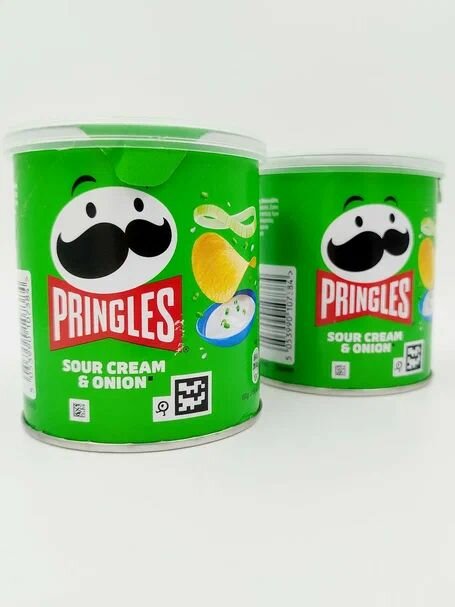 Картофельные чипсы Pringles Sour Cream Onion 40 гр 2 банки