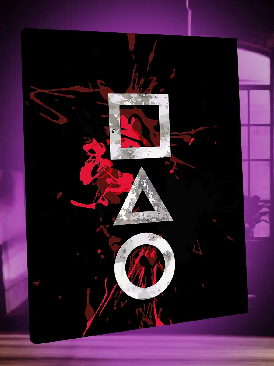 Картины по номерам Охранник Игра кальмара