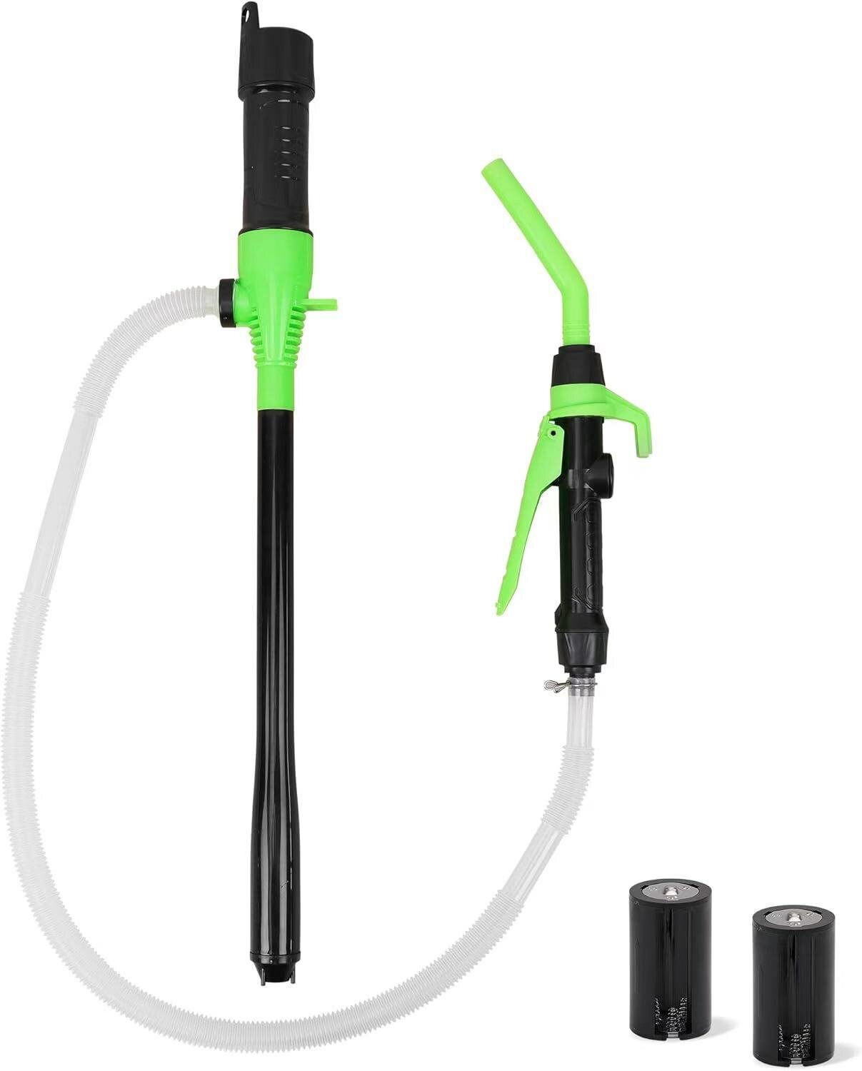 Аккумуляторный электрический насос для откачки масла с пистолетной насадкой