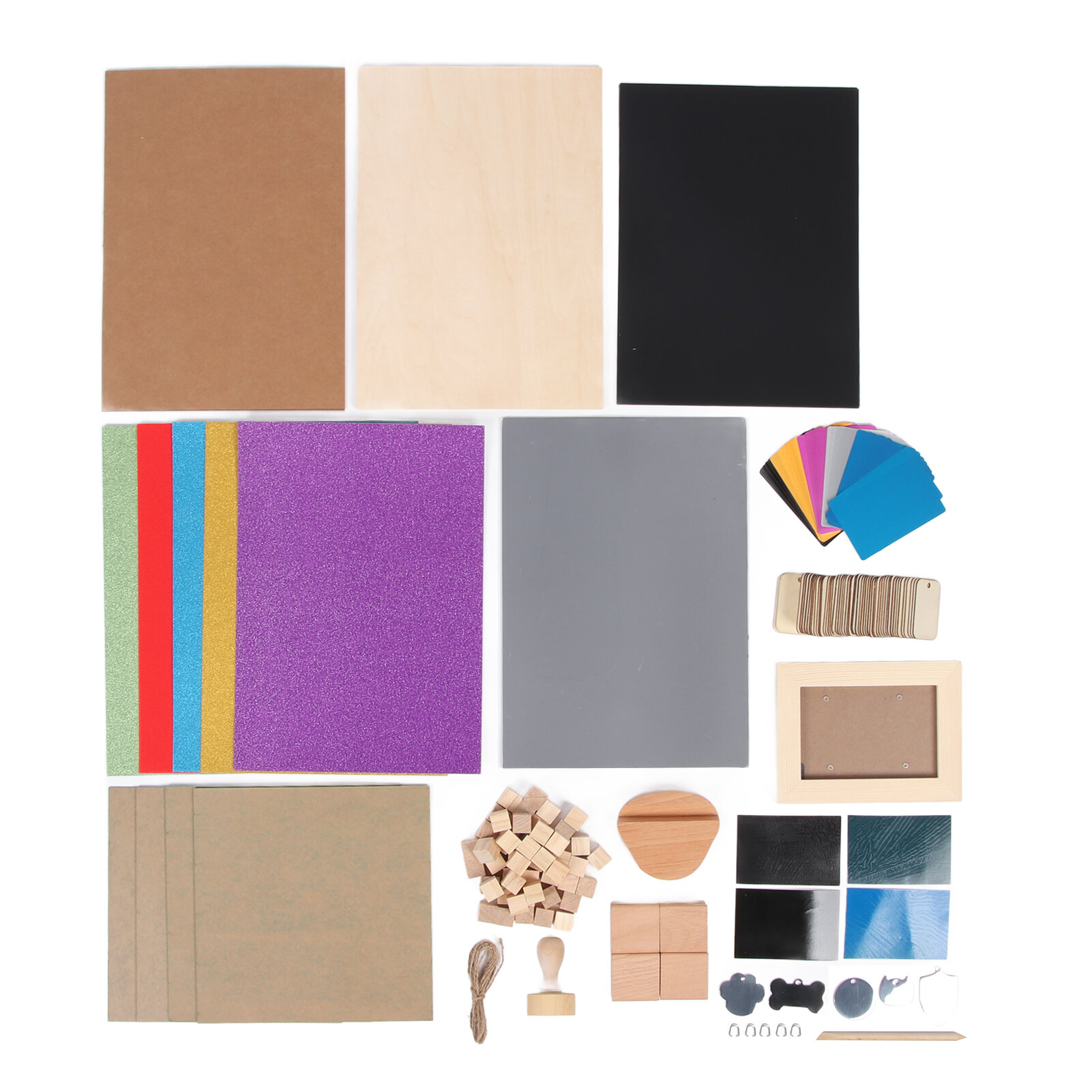 Набор материалов для гравировки, 14 типов материалов для гравировки своими руками для всех граверных станков с ЧПУ