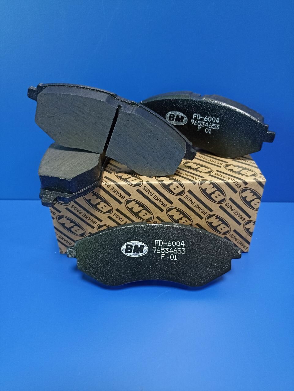 Колодки переднего тормоза "BM" для а/м Chevrolet Aveo, Kalos