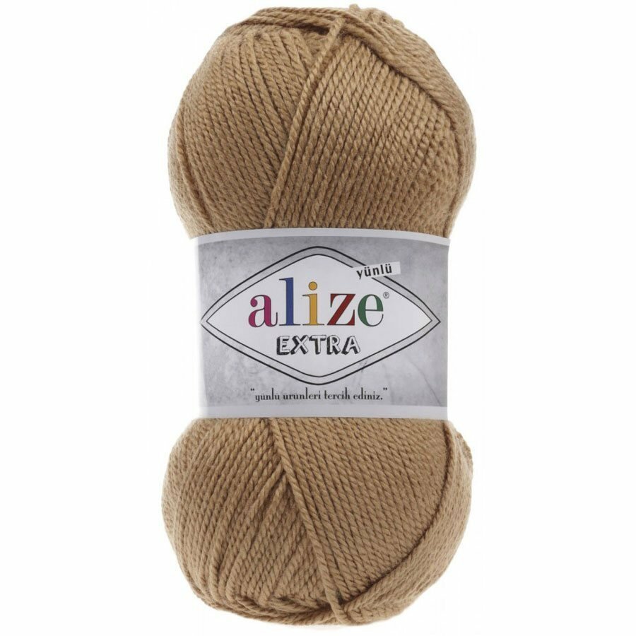 Пряжа Alize EXTRA 369 верблюжий (5 мотков)
