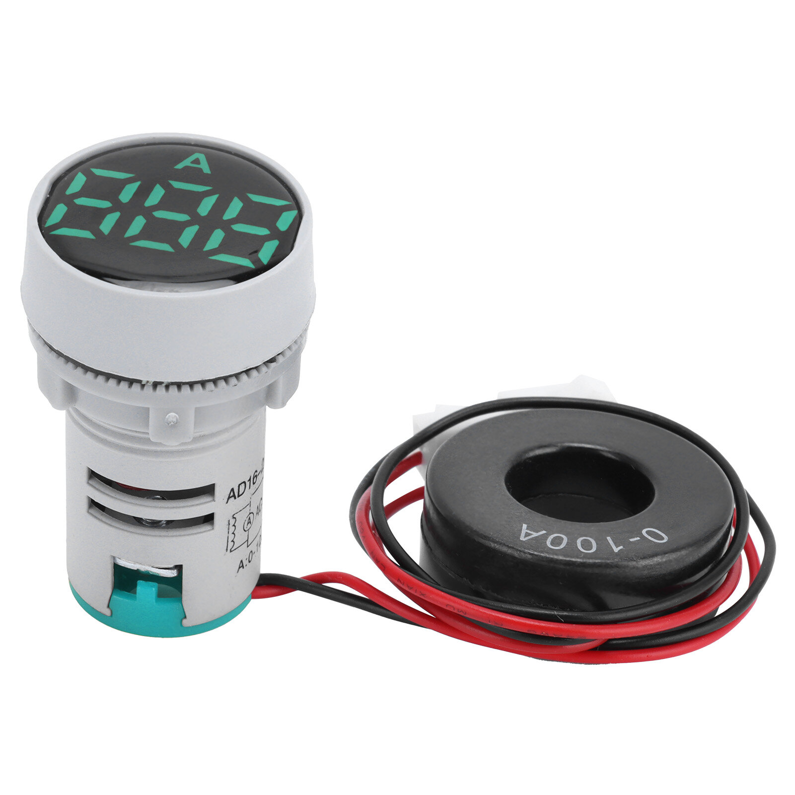 Цифровой амперметр с кварцевым резонатором, круглый индикатор сигнала, переменный ток 220 В, AD16‑22DSA