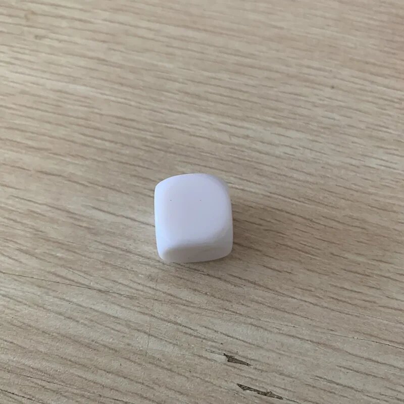 Пустые игральные кости из акрила 11 шт. Белый, 9