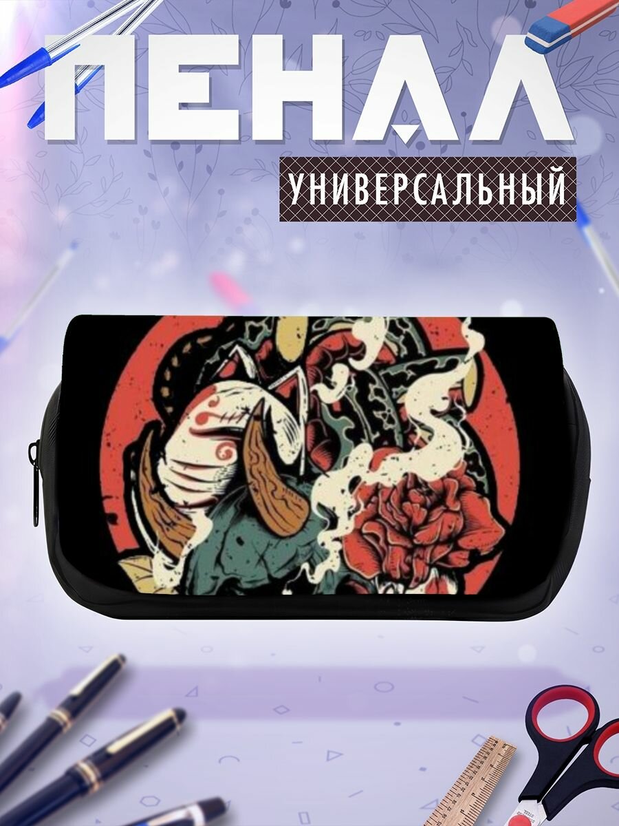 Пенал косметичка японская эстетика Япония